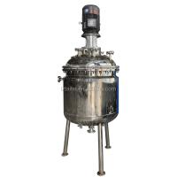 China 100L Acrylic Resin Reactor Triple Jacketed Saponification Urea Production Distillation 304 Stainless Steel for sale
