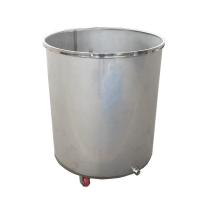 China Stainless Steel Movable Storage Tank 100L to 2000L with 2mm Thickness for sale