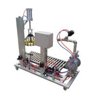 China Liquid Weighing Paint Packing Filling Machine 1-50kg with Diaphragm Pump SS304 for sale