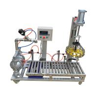 China 1200x600x800 Chemical Paint Weighing Filling Filter Machine 2-3 t/h Diaphragm Pump for sale