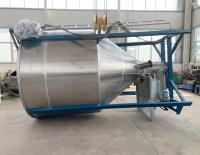 China 1000kg Vertical Plastic Powder Mixer Machine 4KW Auger Feed Blender for Chemical Building Materials for sale