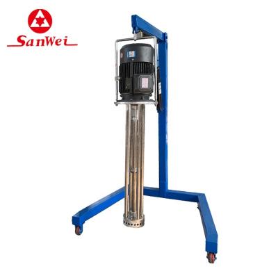 China 15 kW High Shear Lifting Homogenizer Emulsifying Mixer 1000L for Cosmetic Cream Soap for sale