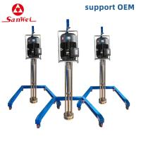 China 15 kW High Shear Lifting Homogenizer Emulsifying Mixer 1000L for Cosmetic Cream Soap for sale