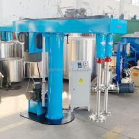 China Twin Shaft Paint Disperser Hydraulic Lift Agitator Mixing Machine 30kw 2000kg for sale