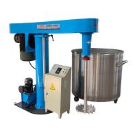 China 22KW Paint Dispersion Machine 1000kg Capacity Hydraulic Lift Paint Production Line for sale