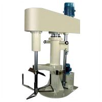 China Industrial Liquid Silicone Detergent Mixer 1000kg Capacity Hydraulic Lift Paddle Agitator for sale