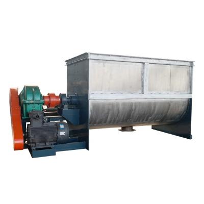 China SUS304 2000L Horizontal Ribbon Blender Dry Powder Mixing Machine 15KW for sale