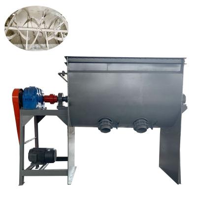 China 1600kg Horizontal Ribbon Blender Powder Mixer for Manure Fertilizer Custom Voltage for sale