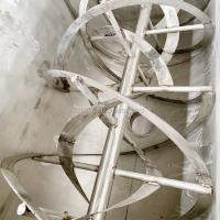 China Chemical Fertilizer Mixer Wall Putty Powder Horizontal Ribbon Mixer 2000L 15KW for sale