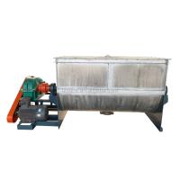 China Chemical Fertilizer Mixer Wall Putty Powder Horizontal Ribbon Mixer 2000L 15KW for sale