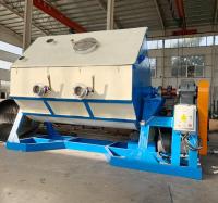 China 5000L Stainless Steel Stone Texture Paint Mixer with 22KW Motor Double Ribbon Agitator for sale