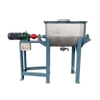 China 500L Stainless Steel Horizontal Ribbon Mixer for Detergent Powder Mixing 7.5kw for sale