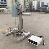 China Electric Lab High Shear High Speed Disperser Mixer 0.4-2.2kW 0-8000rpm 1L Max Loading Volume for sale