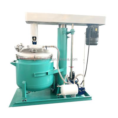 China 500L Hydraulic Lifting Vacuum Dissolver Electric Heating Jacketed Tank SS304 for sale