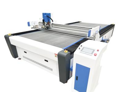 China AC380V Oscillating CNC Garment Cutting Machine 1600x2500mm Automatic Fabric Cutter for sale