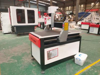 China Mini 6090 Wood CNC Router Machine With Rotary Desktop 50HZ CE for sale