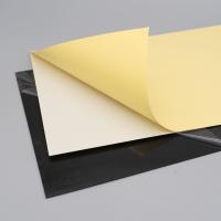 China 0.6mm A3 Self Adhesive PVC Photo Album Sheet Luster White Black Custom Size for sale