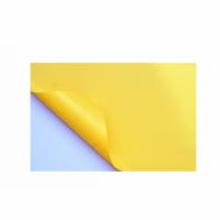 China White Laminate 1mm PVC Sheets Custom Adhesive Water Based Pressure Sensitive for sale