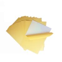 China Double Sides Adhesive PVC Sheet 0.5mm Thickness White Black for Photo Album Making for sale