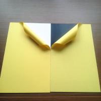 China Custom 0.5mm PVC Sheet Double Sided Hardness Rigid Foam Sheet Adhesive for sale