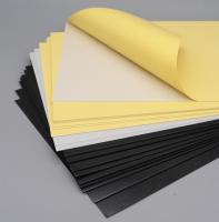 China Double Sides Adhesive PVC Sheet 0.8mm 1.5mm Unfading Photo Album Cardboard for sale
