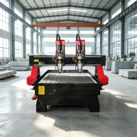 China 4x4 Feet Stone CNC Router Machine 1200x1200mm Tombstone Milling 6kW for sale