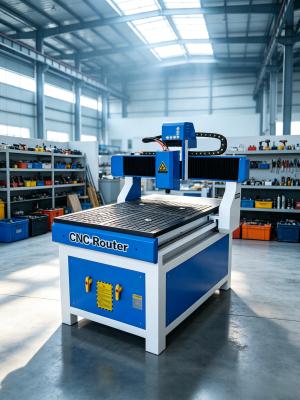 China Mini 6090 Wood CNC Router Machine 2.2kW 220V with Rotary Desktop CE for sale