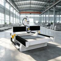 China Marble Stone CNC Router Machine 1200x2500mm Granite Carving 6kW Spindle for sale