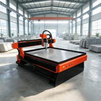China Marble Stone CNC Router Machine 1200x2500mm Granite Carving 6kW Spindle for sale