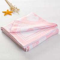 China Fade Resistant Cozy Knitting Blanket Cotton Breathable Soft Warm Blanket for sale