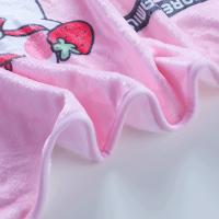 China Kids 100% Polyester Personalized Print Soft Cartoon Fleece Blanket for sale