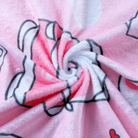 China Kids 100% Polyester Personalized Print Soft Cartoon Fleece Blanket for sale