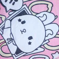 China Super Plush Soft Feel Fleece Material Cartoon Flannel Fleece Blanket for sale