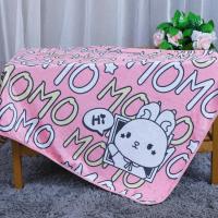 China Super Plush Soft Feel Fleece Material Cartoon Flannel Fleece Blanket for sale