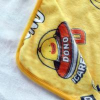 China Small Soft Feel Baby Custom Blanket Printing Fleece Material Polyester for sale