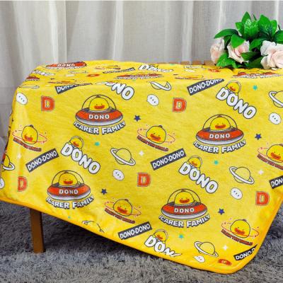 China Small Soft Feel Baby Custom Blanket Printing Fleece Material Polyester for sale