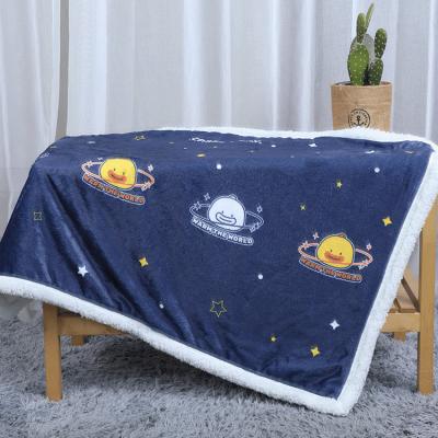 China 30X40 Personalized Flannel Blanket Throw Double Ply Fleece Blanket for sale