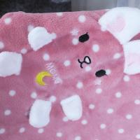 China Animal Design 30X40 Inch Fluffy Throw Blanket Newborn Warm Soft Fleece Blanket for sale