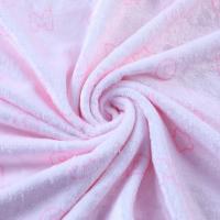 China Rabbit Personalized Flannel Blanket Baby Fleece 100 Polyester Blanket for sale