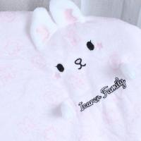 China Rabbit Personalized Flannel Blanket Baby Fleece 100 Polyester Blanket for sale