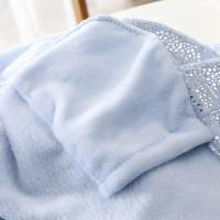 China Unicorn Gold Foil Fluffy Micro Flannel Wearable Hooded Blanket for sale