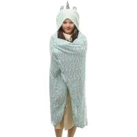 China Children Unicorn Breathable Snuggie Hoodie Blanket Made In China for sale