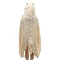 China Children 100 Polyester Knitted Fleece Warm Wearable Hoodie Blanket for sale
