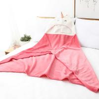China Microfiber Flannel Hoodie Blanket Puffy Thick Snuggle Hoodie Blanket for sale