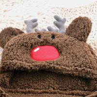 China Machine Washable Flannel Hoodie Blanket Sherpa Knit Hooded Animal Blanket for sale
