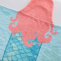 China Mermaid Tail Custom Hoodie Blanket Wearable Soft Throw Fleece Blanket Wrap for sale