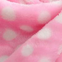 China 100 Polyester Flannel Hoodie Blanket Dot Cat Design Robe Fleece for sale