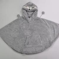 China Hooded Fluffy Wearable Blanket Poncho Thick Throw Wrap Blanket for sale