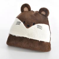 China 2 Ply Thick Hooded Snuggle Blanket Heavy Sherpa Heated Wrap Throw for sale