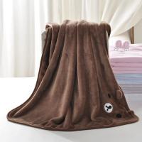 China Light 30x40 Fleece Stroller Blanket Cozy Breathable Soft Plush Throw Blanket for sale